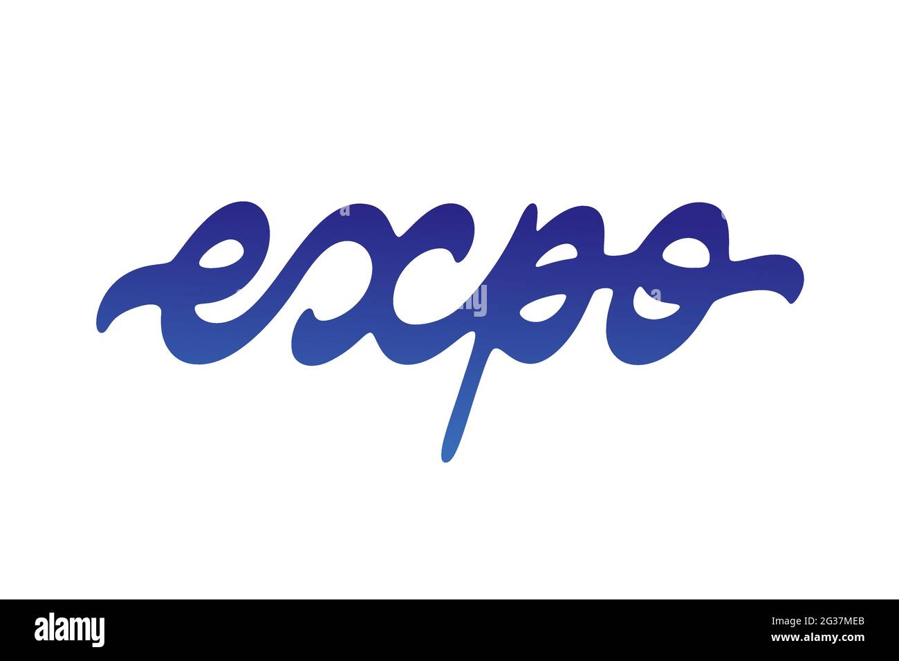 Expo vector lettering Stock Vector Image & Art - Alamy