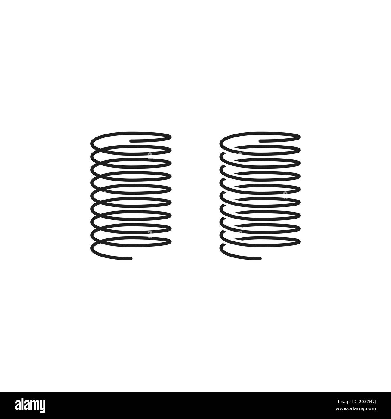 Wire to extend the machine Stock Vector Images - Alamy