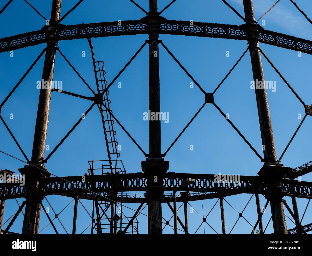 Victorian gasometers london hi-res stock photography and images - Alamy