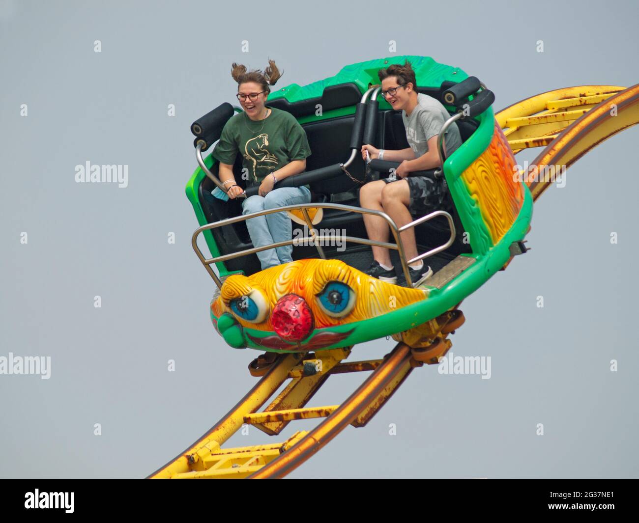 Helter skelter fairground ride brighton hi-res stock photography and ...