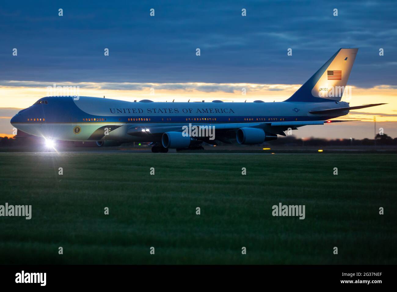 VC-25 - Air Force 1 Stock Photo - Alamy