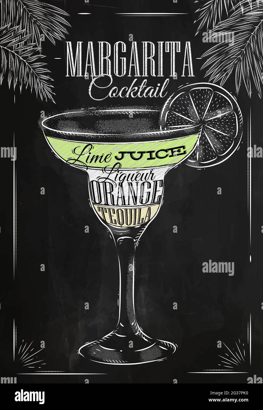 Alcohol cocktail margarita on Stock Vector Images - Alamy