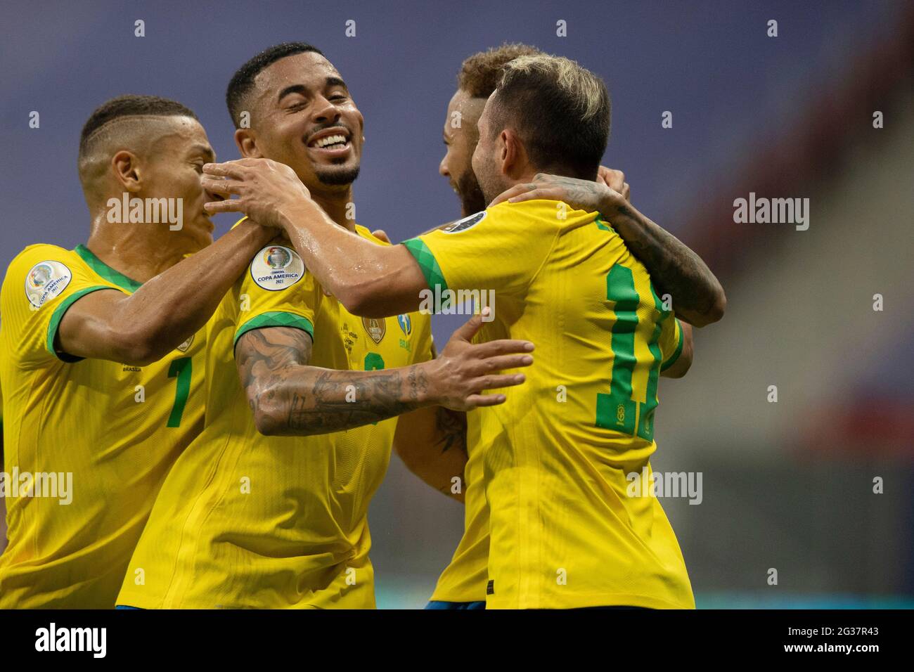 Gabriel jesus brazil goal 2021 hi-res stock photography and images - Alamy