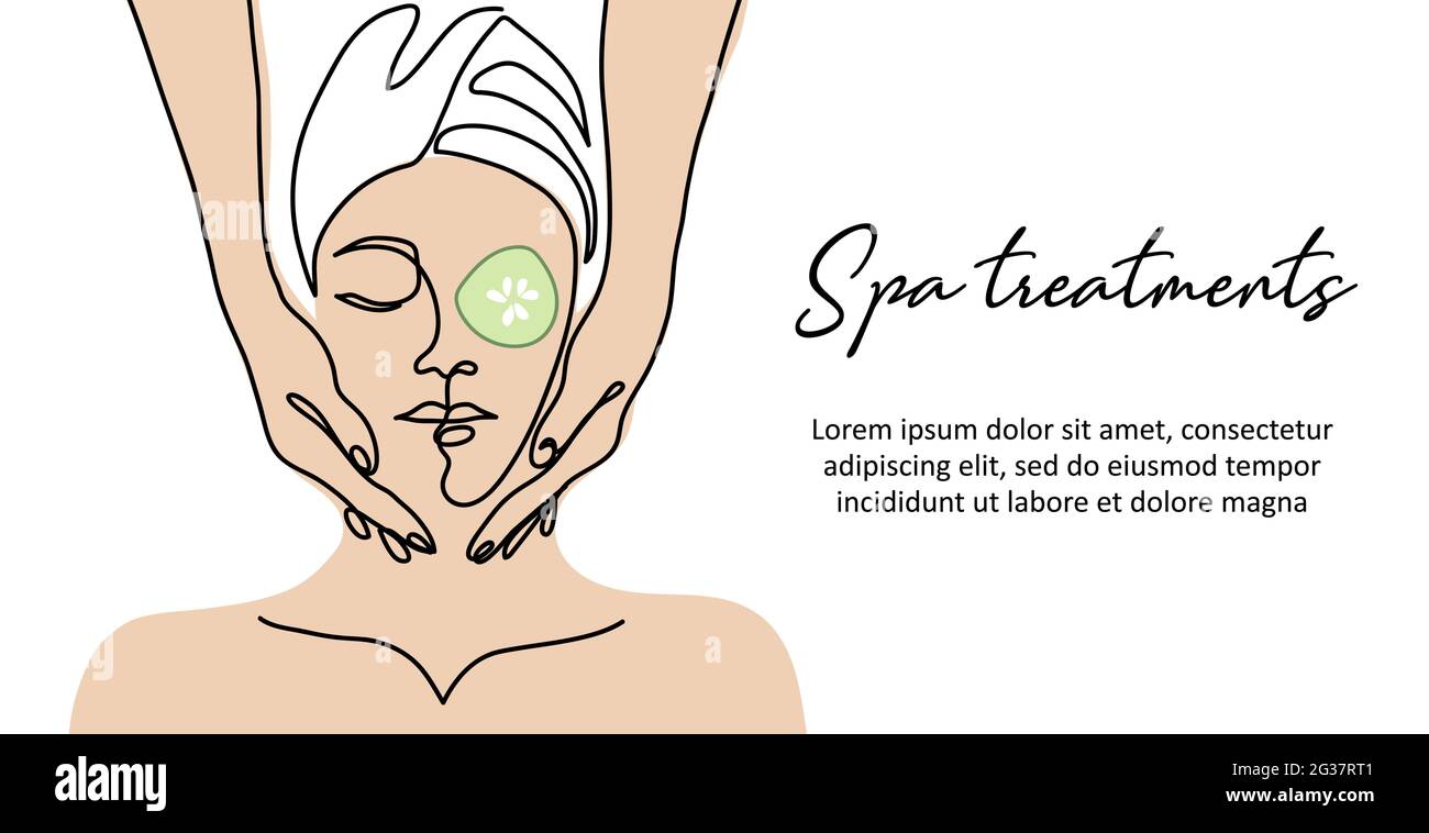 Hotel spa treatments Stock Vector Images - Alamy