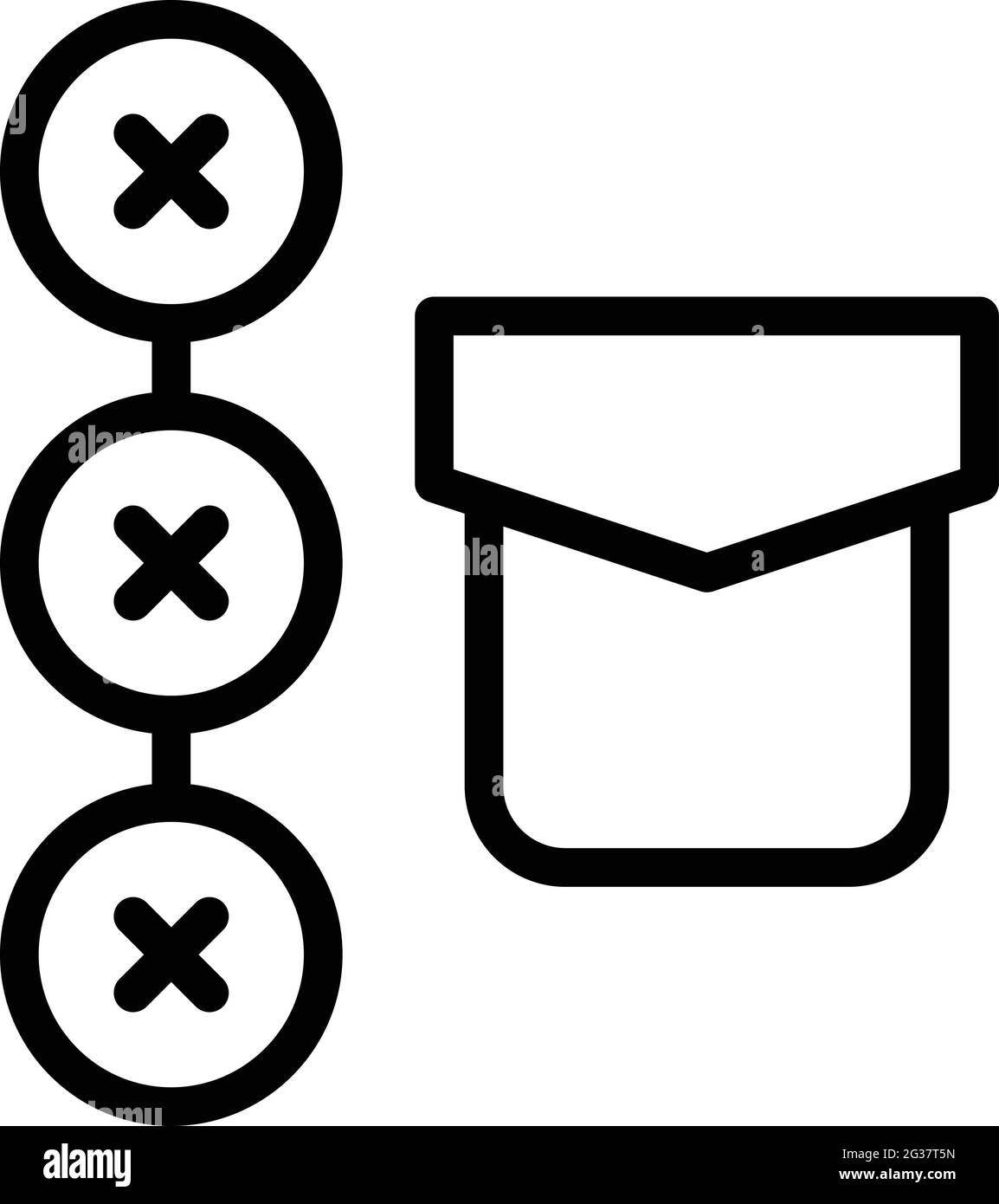 Perfectionism pocket icon. Outline Perfectionism pocket vector icon for ...