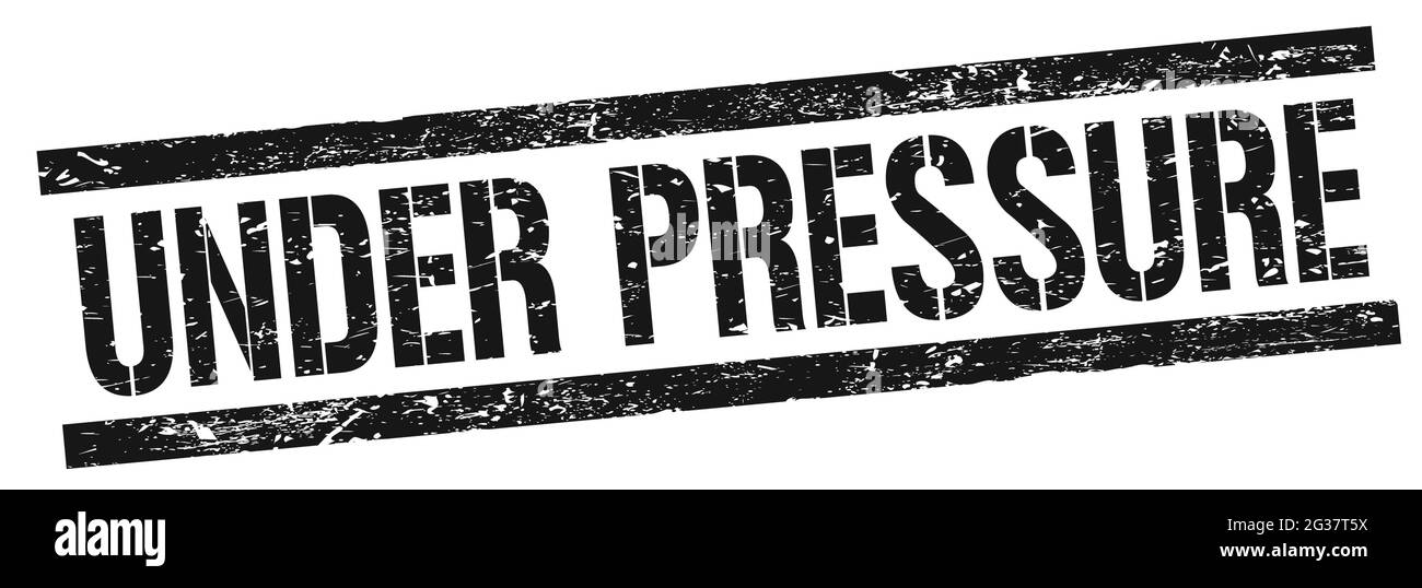 Under pressure stamp Black and White Stock Photos & Images - Alamy
