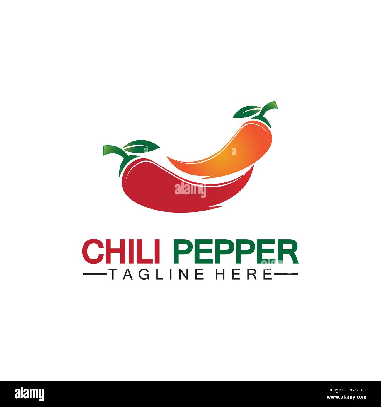Chili pepper logo vector icon illustration design template Stock Vector ...