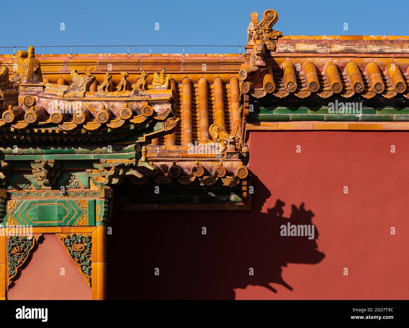 beautiful scenery of palace museum,Beijing,China Stock Photo - Alamy
