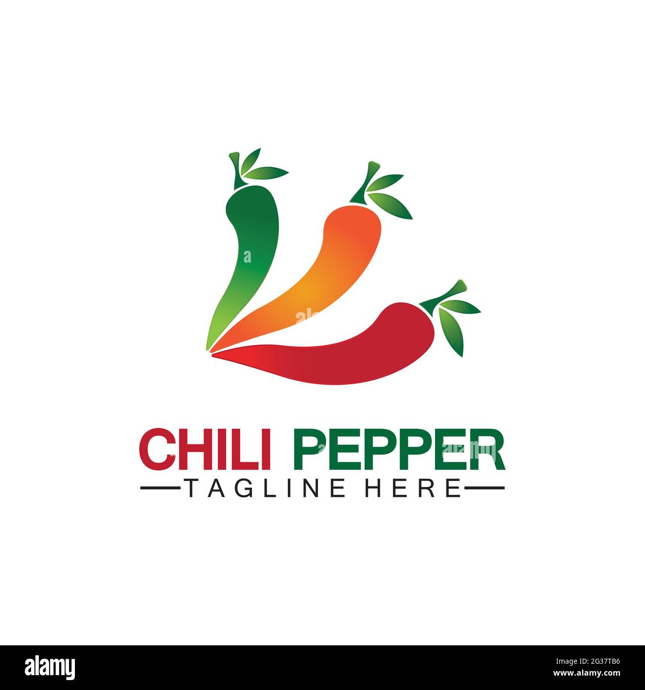 Chili pepper logo vector icon illustration design template Stock Vector ...