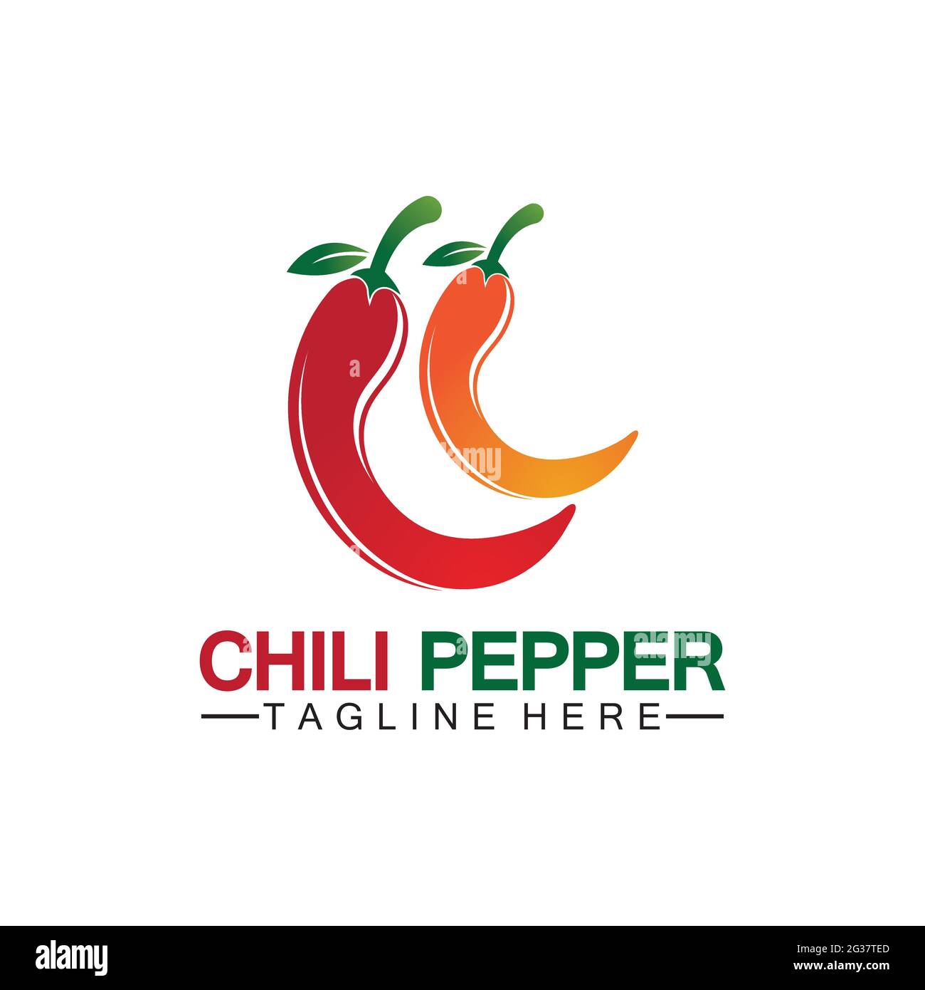 Chili pepper logo vector icon illustration design template Stock Vector ...