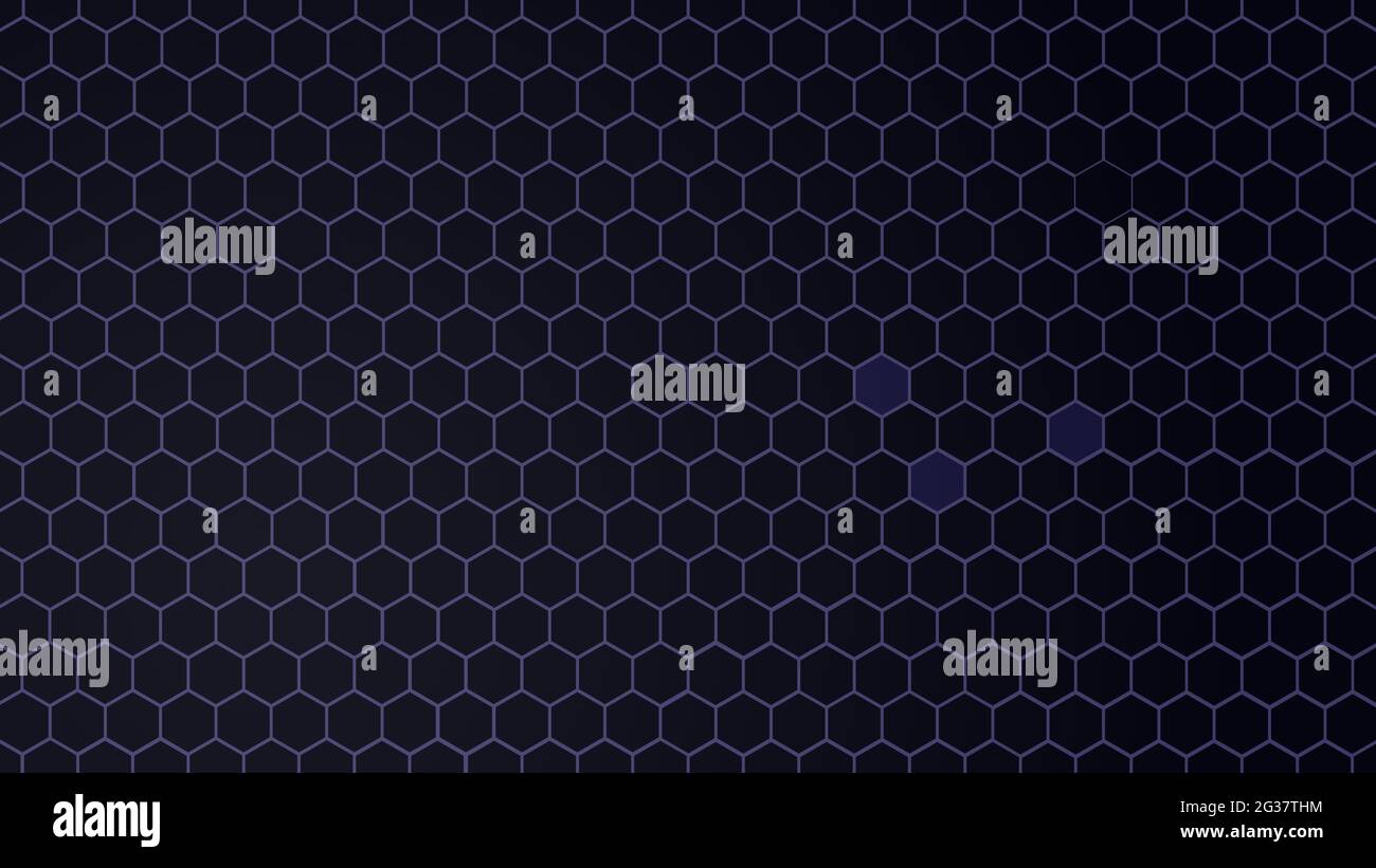 Dark Violet Hexagon Shapes Abstract Background. Vector illustration ...