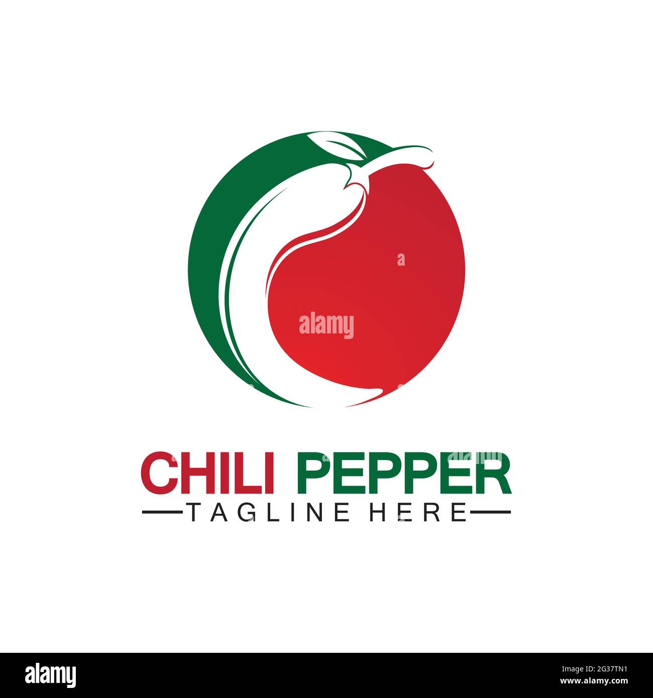 Chili pepper logo vector icon illustration design template Stock Vector ...
