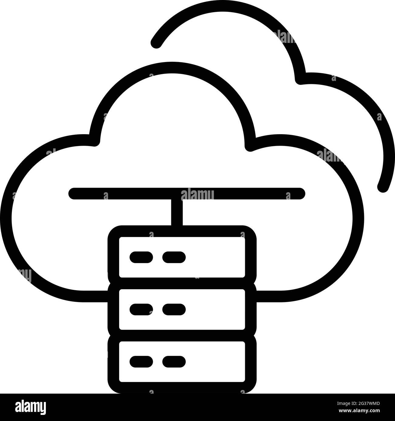 Data internet icon. Outline Data internet vector icon for web design isolated on white ...