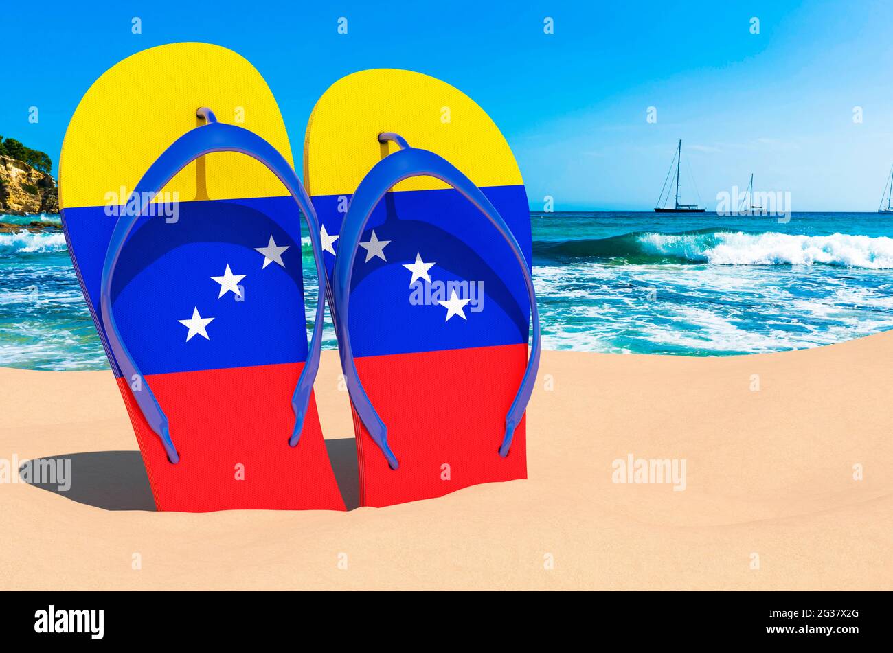 Venezuela beach family hi-res stock photography and images - Alamy