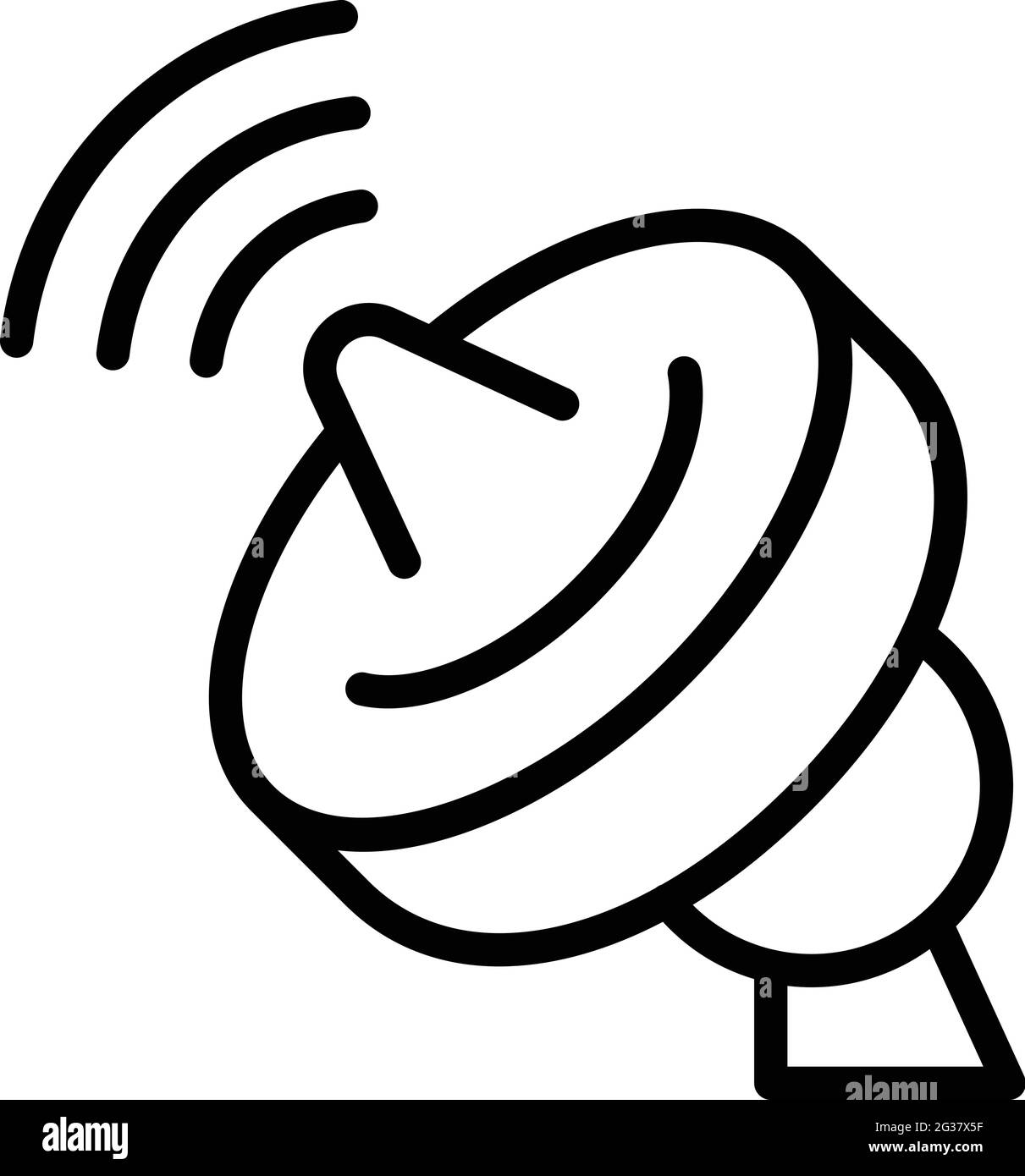 Antenna internet icon. Outline Antenna internet vector icon for web ...