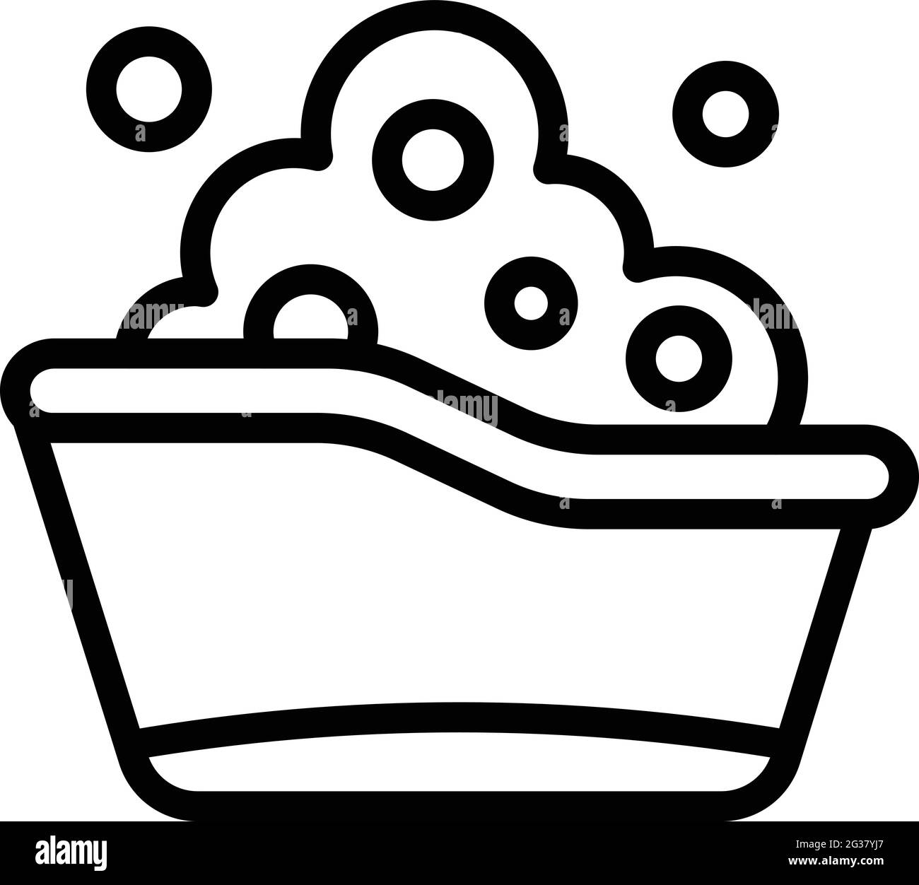 Small boy washing Cut Out Stock Images & Pictures - Alamy