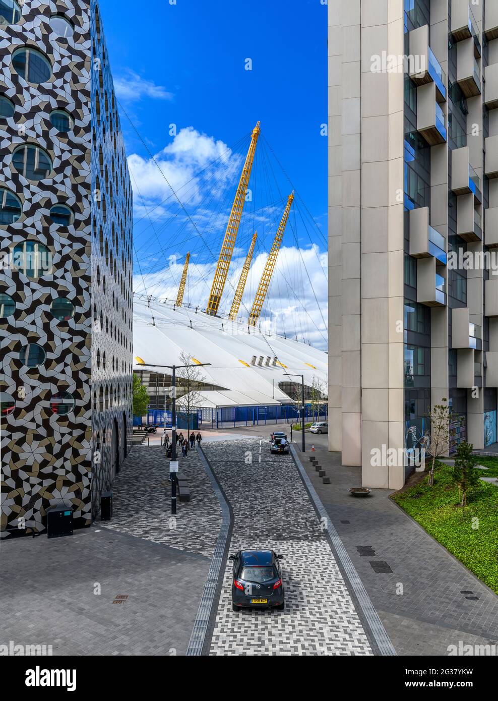 London O2 built as an exhibition space for the Millennium in London's ...