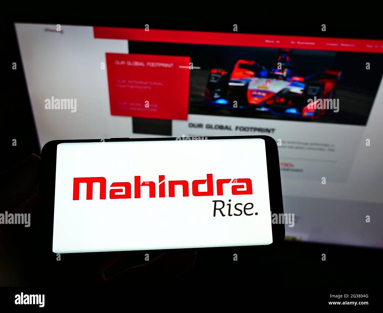 Mahindra rise logo hi-res stock photography and images - Alamy