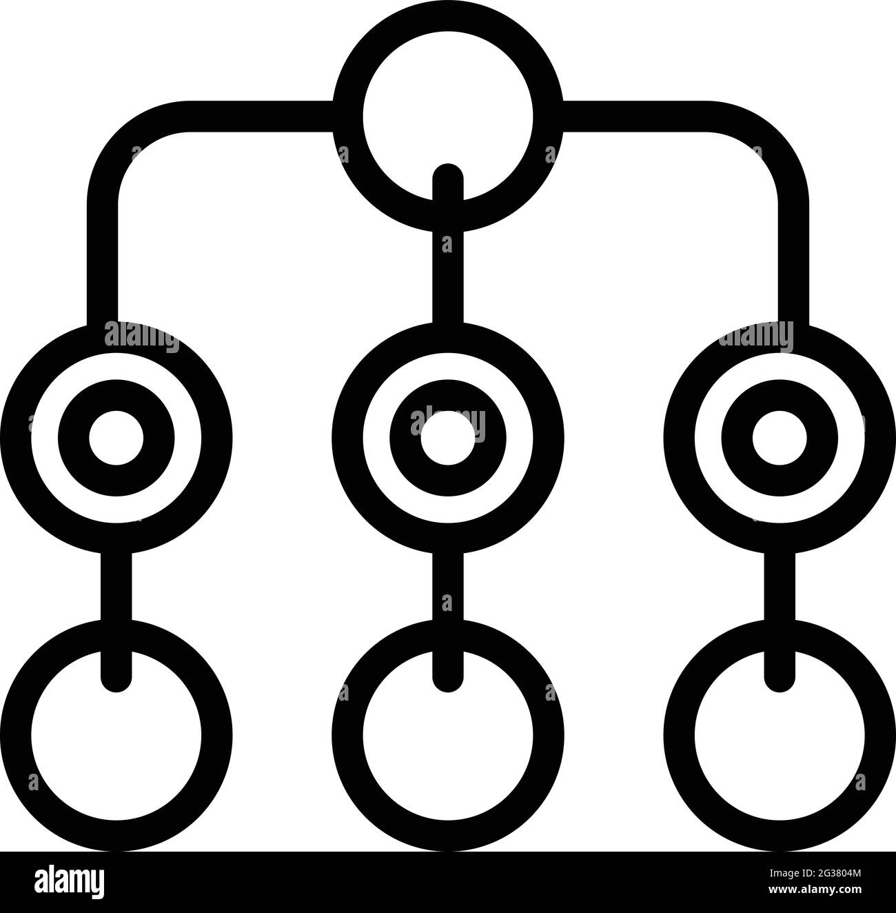 Scheme search engine icon. Outline Scheme search engine vector icon for ...