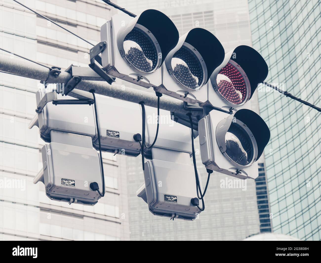 Semaphore in Ginza in Tokyo, Japan Stock Photo - Alamy