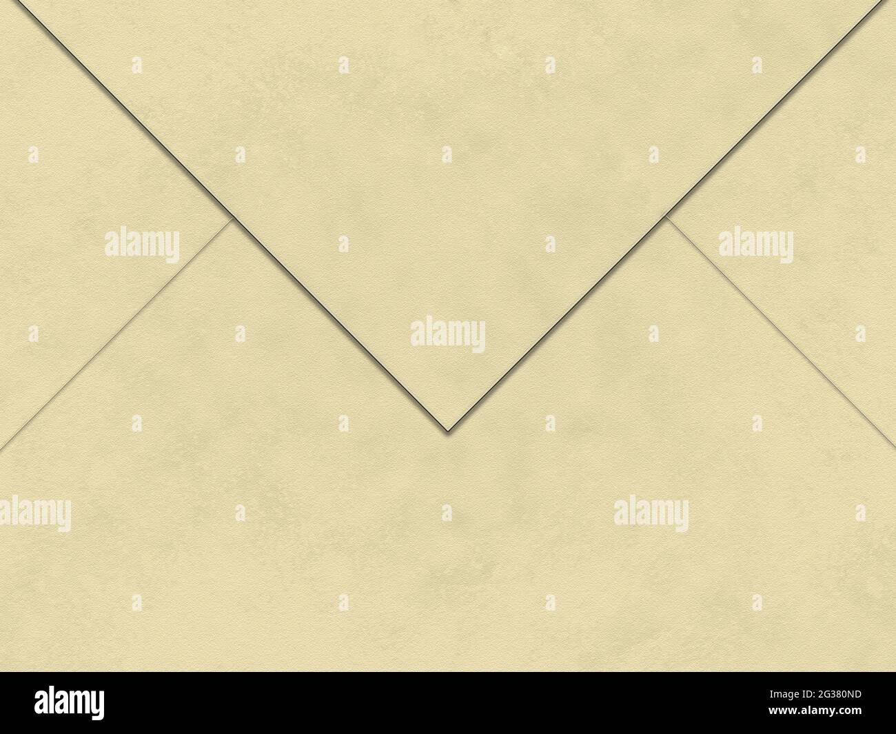 Illustration of a blank brown envelope Stock Photo - Alamy