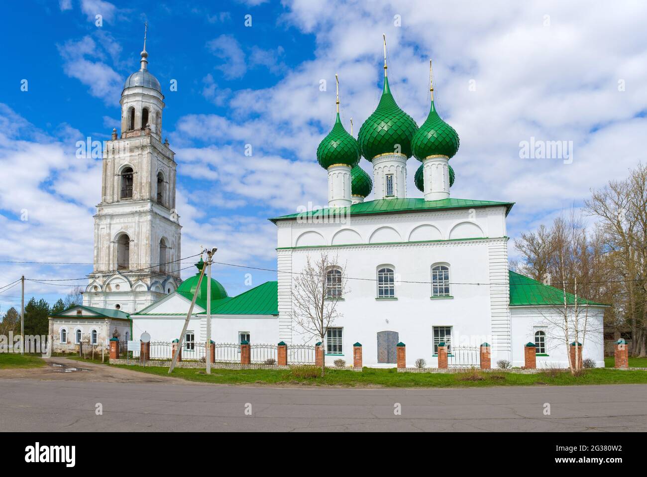 Ancient Cathedral of the Trinity Life-Giving on the sunny May day ...