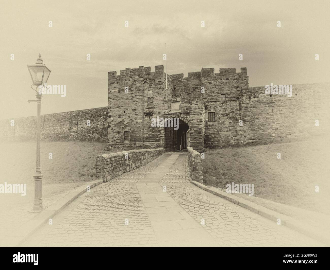 The is of the medieval Carlisle Castle and Fortress, in the City of ...