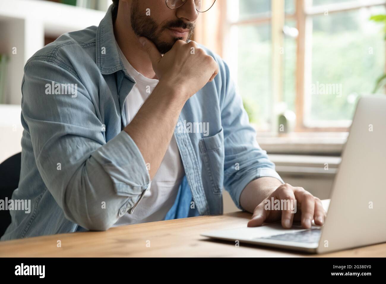 Thoughtful developer hi-res stock photography and images - Alamy