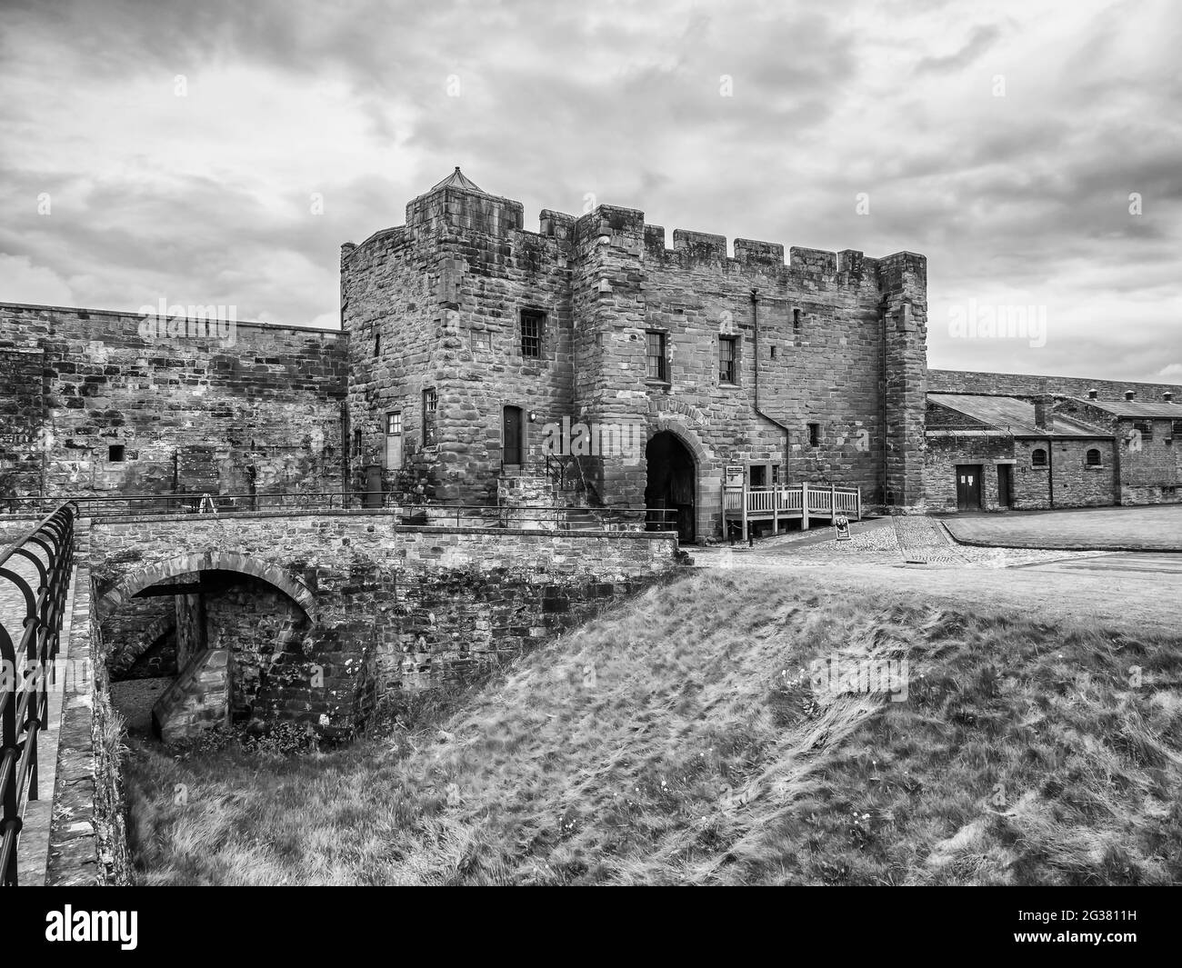 The is of the medieval Carlisle Castle and Fortress, in the City of ...