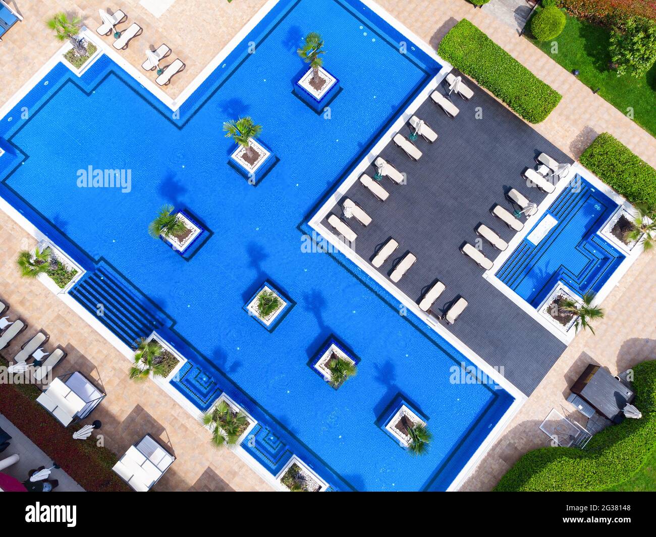Aerial view texture luxury resort hi-res stock photography and images ...
