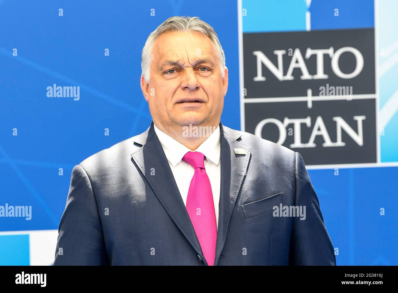 Hungary – Prime Minister Viktor Orban during NATO SUMMIT 2021 in ...