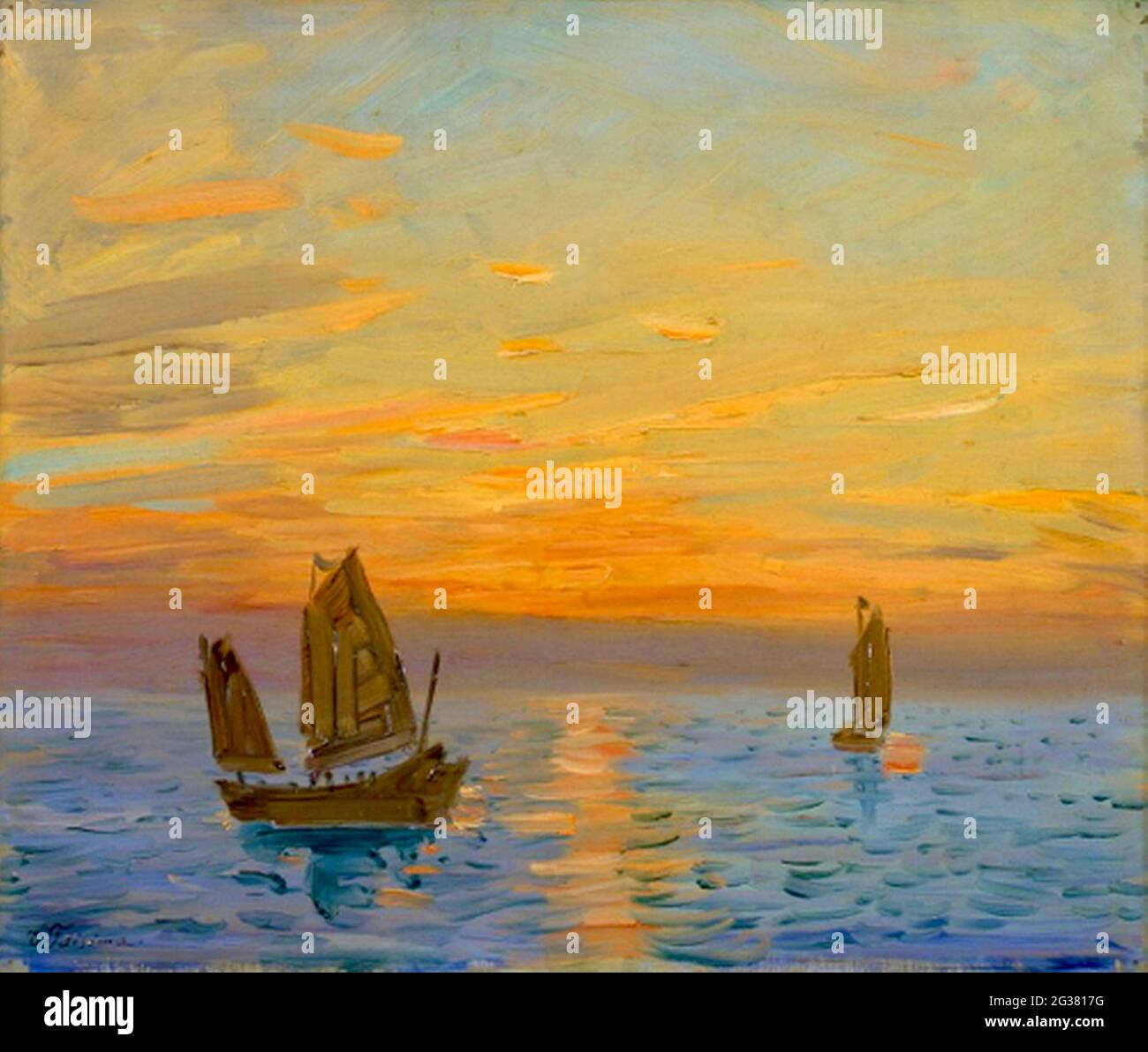 Japanese Seascape Painting High Resolution Stock Photography and Images ...