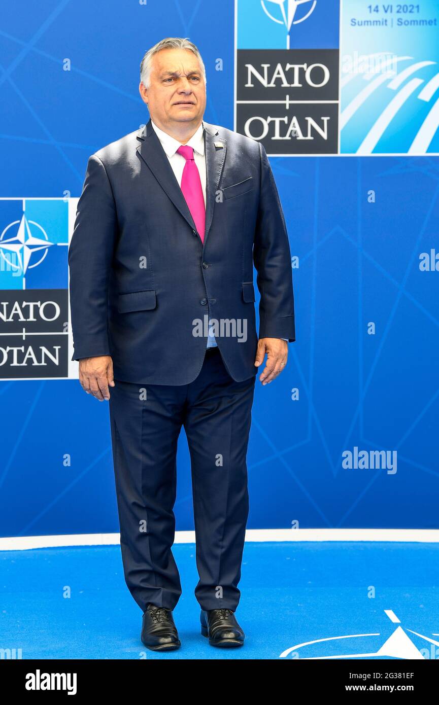 Hungary – Prime Minister Viktor Orban during NATO SUMMIT 2021 in ...