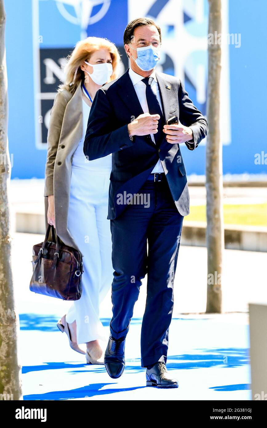 Netherlands – Prime Minister Mark Rutte during NATO SUMMIT 2021 in ...