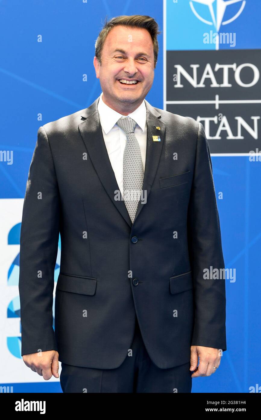 Luxembourg – Prime Minister Xavier Bettel during NATO SUMMIT 2021 in ...
