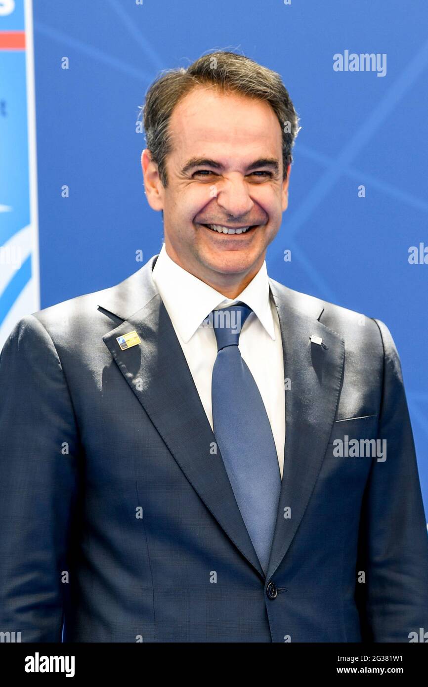 Greece – Prime Minister Kyriakos Mitsotakis during NATO SUMMIT 2021 in ...