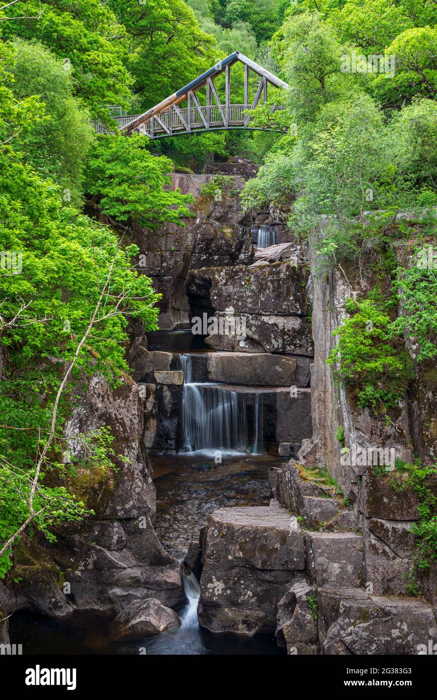 Landscape photography of waterfall in forest Stock Photo - Alamy