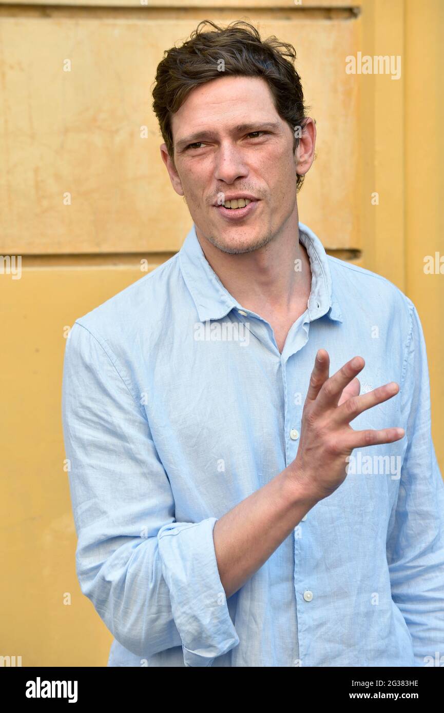 The Italian actor Matteo Martari during the photocall of the film The ...