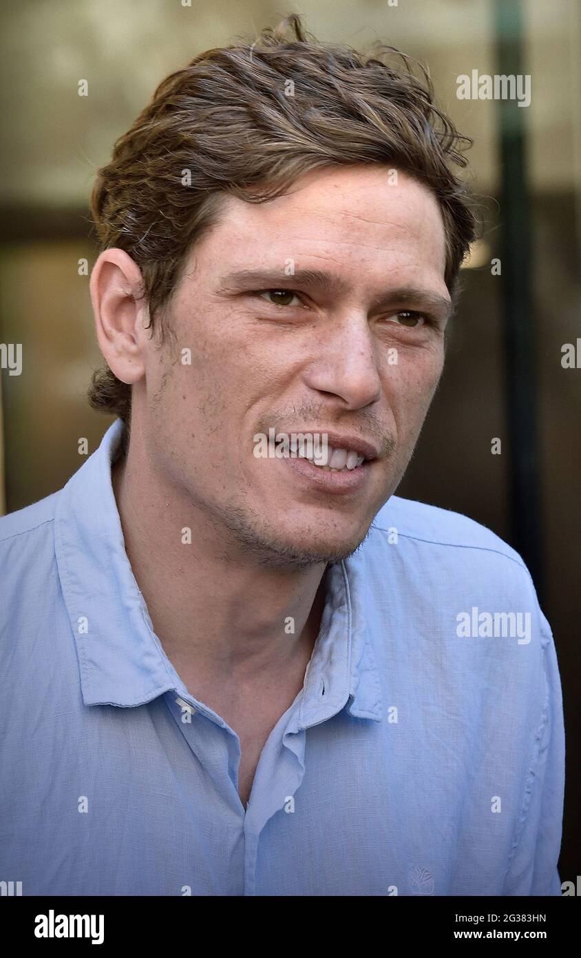 The Italian actor Matteo Martari during the photocall of the film The ...