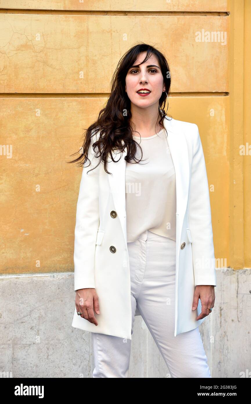 Rome, Italien. 14th June, 2021. The Italian actress Elena Gigliotti ...
