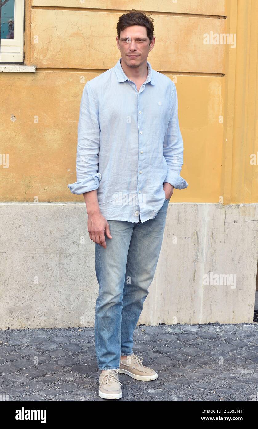 The Italian actor Matteo Martari during the photocall of the film The ...