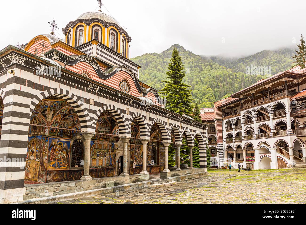 The Monastery of Saint Ivan of Rila, better known as the Rila Monastery ...