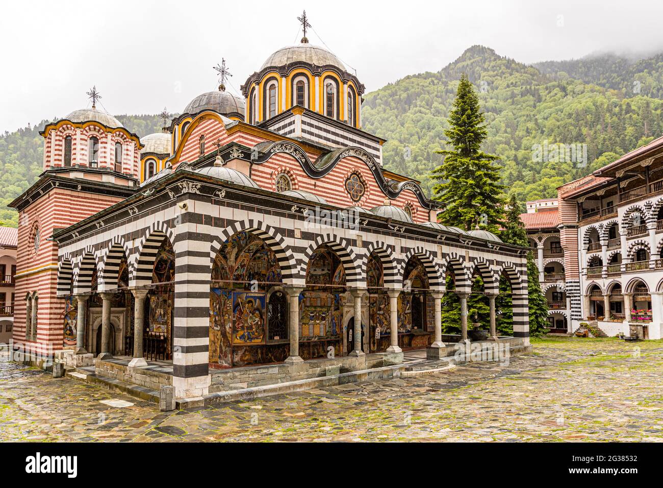 The Monastery of Saint Ivan of Rila, better known as the Rila Monastery ...