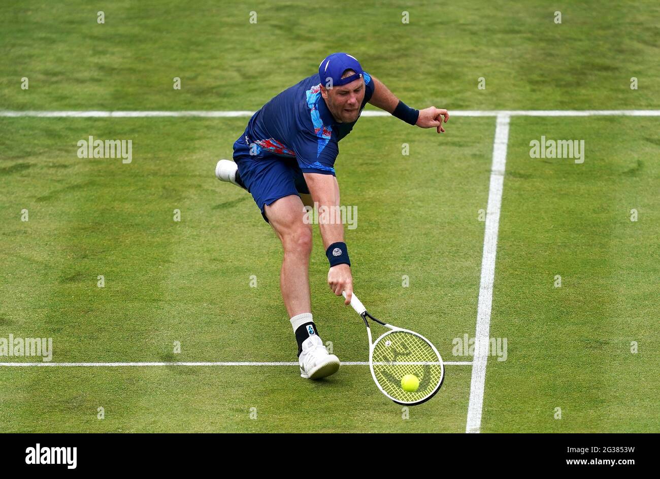 Illya Marchenko in action against Feliciano Lopez during day one of the ...