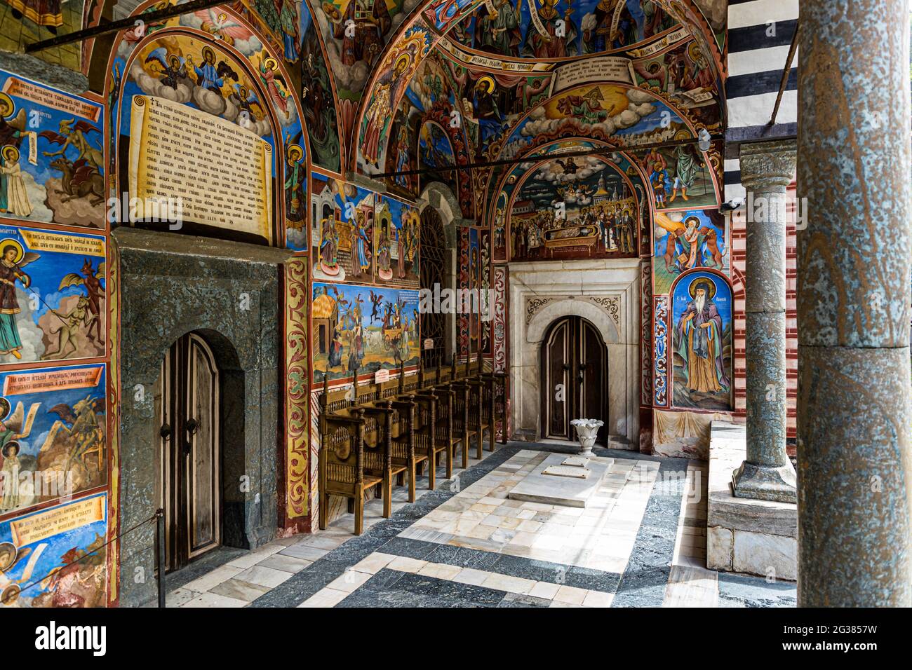 The Monastery of Saint Ivan of Rila, better known as the Rila Monastery ...