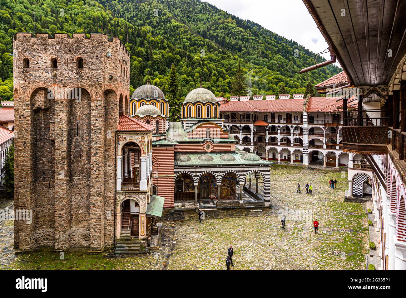 The Monastery of Saint Ivan of Rila, better known as the Rila Monastery ...