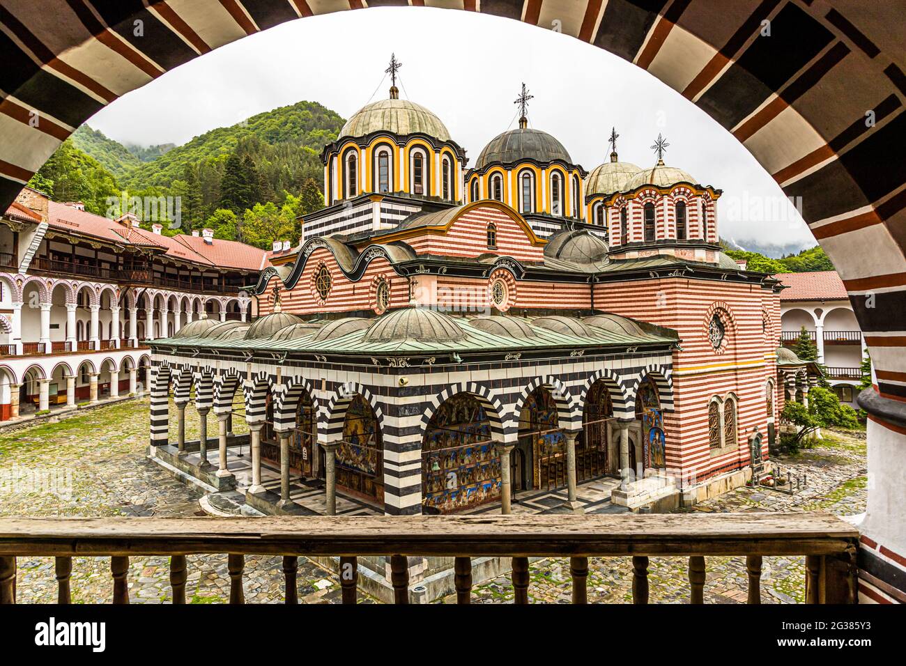 The Monastery of Saint Ivan of Rila, better known as the Rila Monastery ...