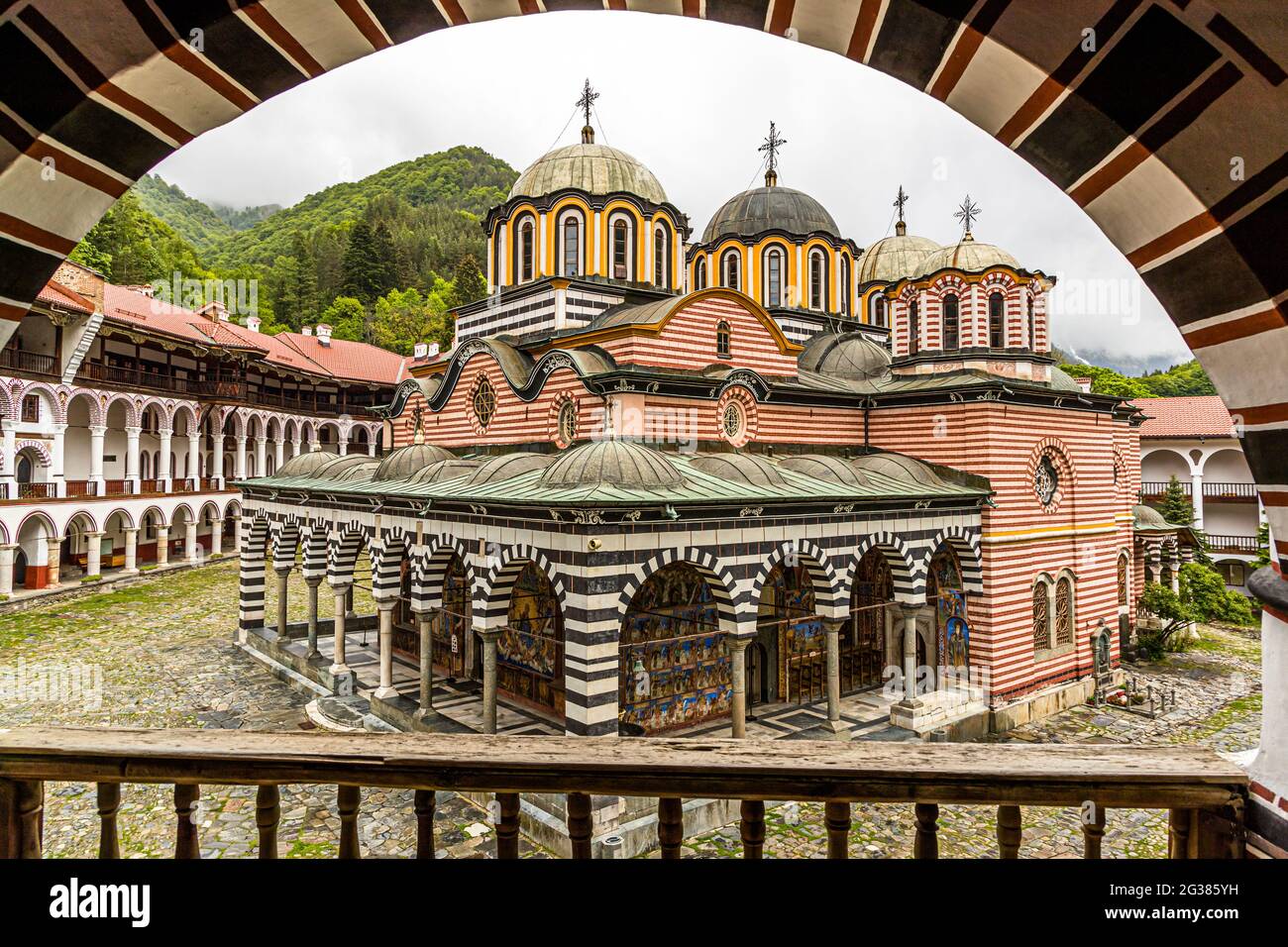 The Monastery of Saint Ivan of Rila, better known as the Rila Monastery ...