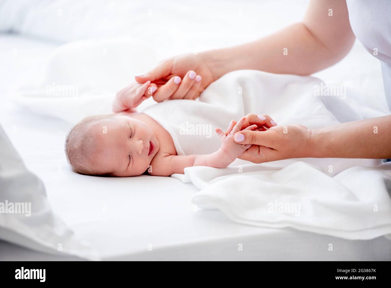 With mother hand hi-res stock photography and images - Alamy