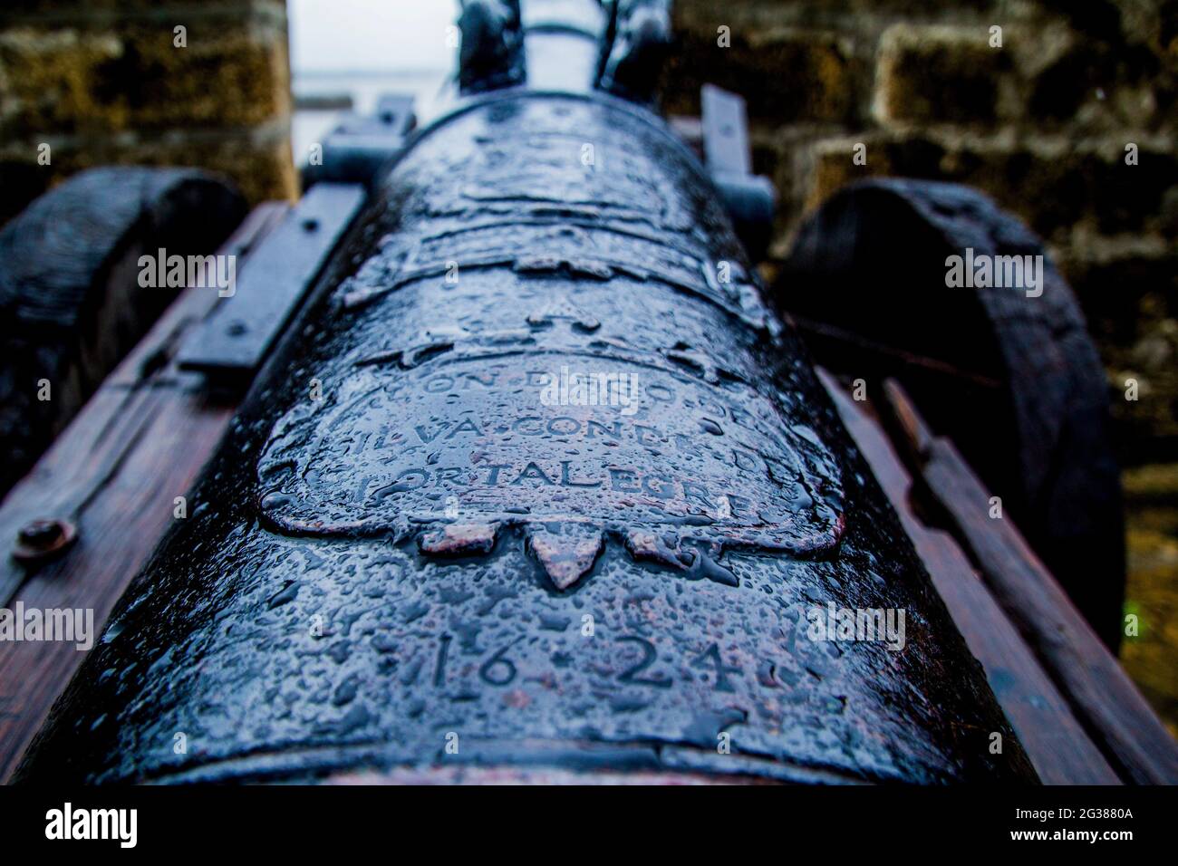 Various parts of the Diu Fort Stock Photo - Alamy